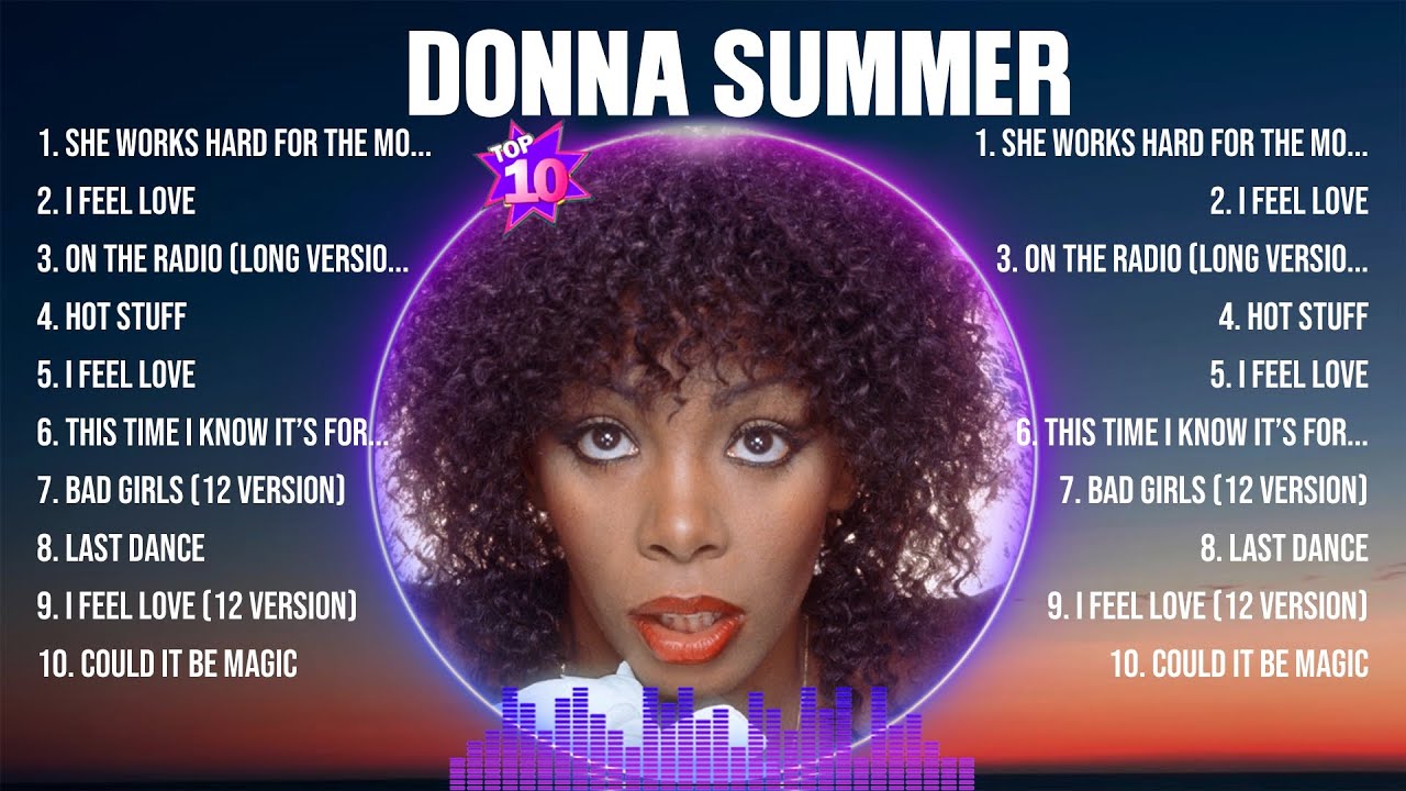 Donna Summer Top Hits Popular Songs - Top 10 Song Collection - YouTube