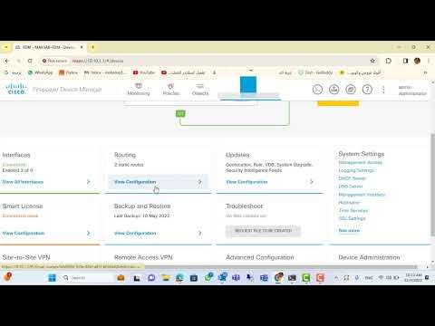 How to change interface ip outside on FW Cisco FTD using FDM - YouTube