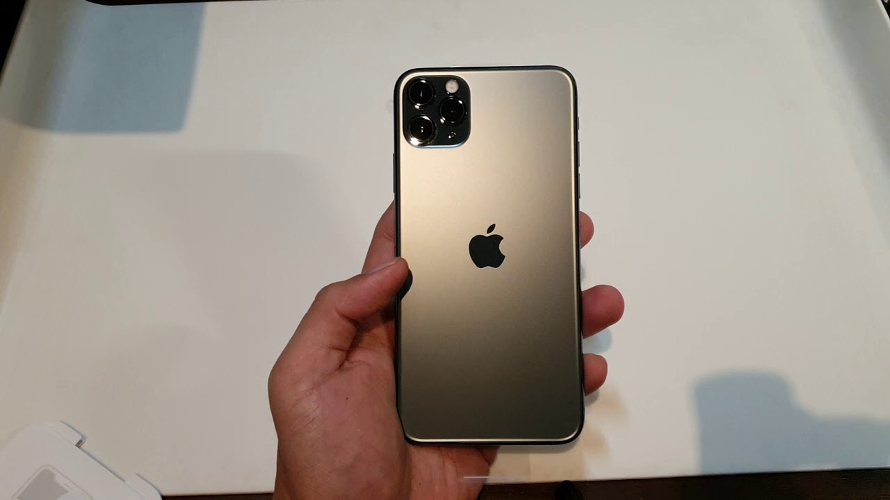 Iphone 11 pro Max Unboxing - YouTube