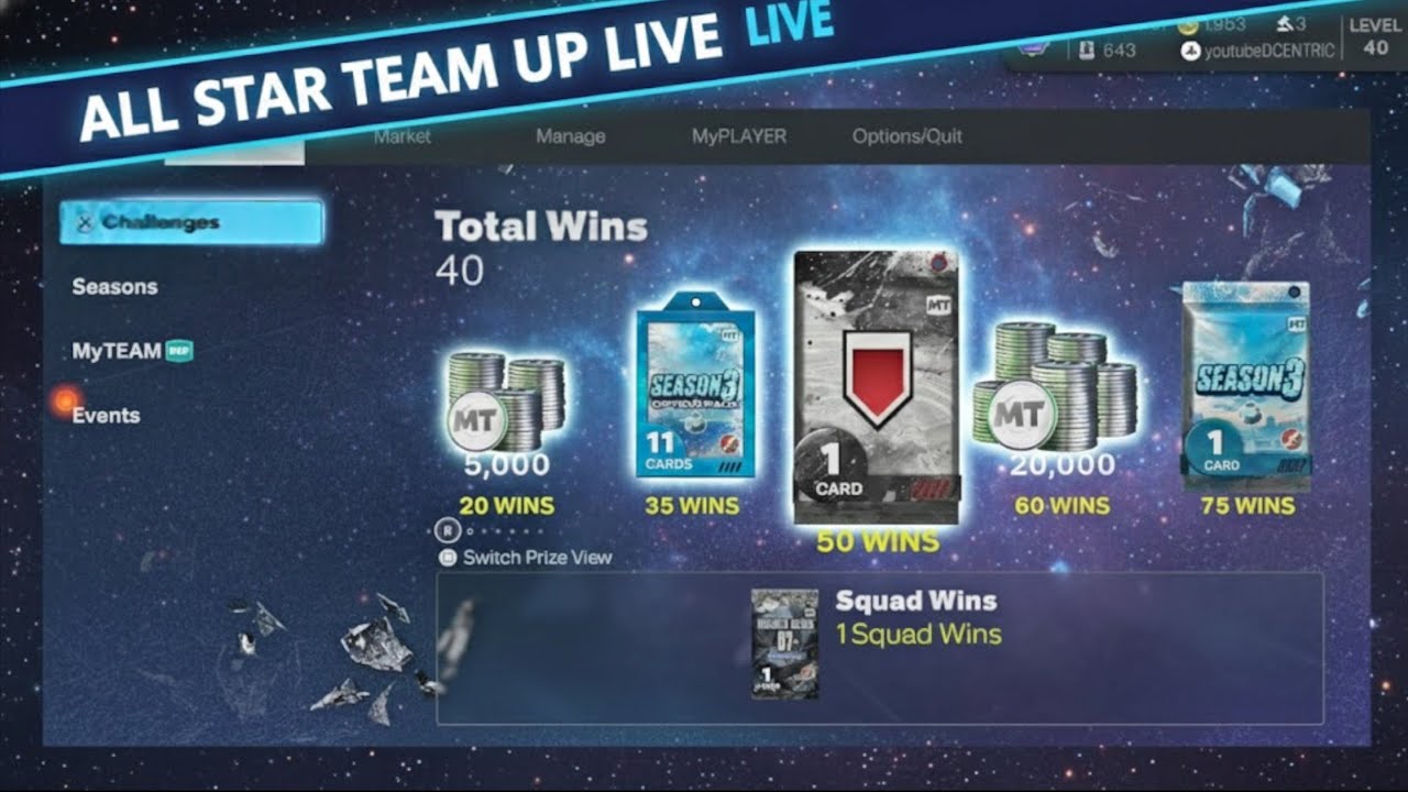ALL STAR TEAM UP LIVE WITH SUBSCRIBERS! 10 Wins Away from OUR Legend ...