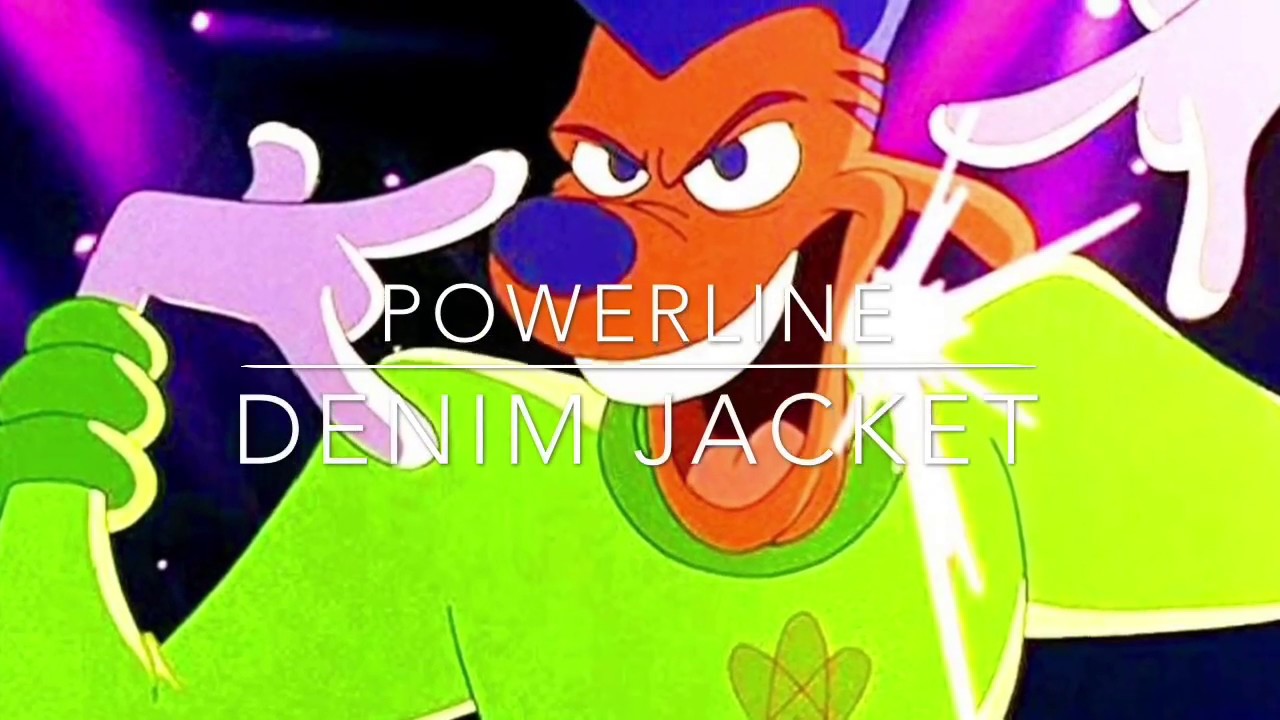 Denim Retro Jacket | A Goofy Movie Powerline - YouTube