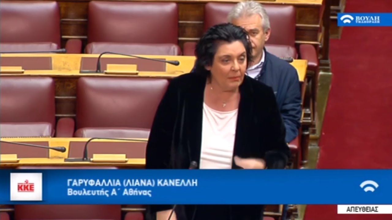 Η Λ. ΚΑΝΕΛΛΗ ΣΤΗ ΒΟΥΛΗ ΓΙΑ ΤΙΣ ΣΥΜΦΩΝΙΕΣ ΣΤΡΑΤΙΩΤΙΚΗΣ ΣΥΝΕΡΓΑΣΙΑΣ ΜΕ ...