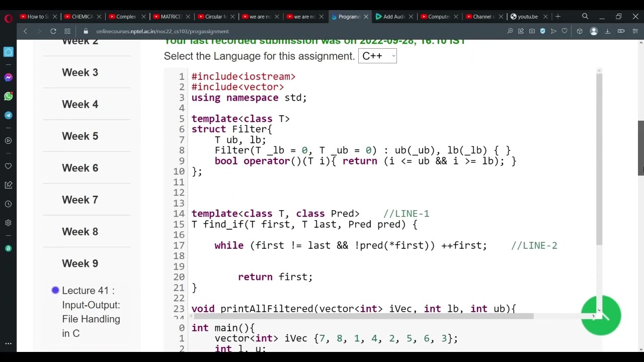 Programing In C Week 9 Programing Assignment 3 Solution Youtube 8860
