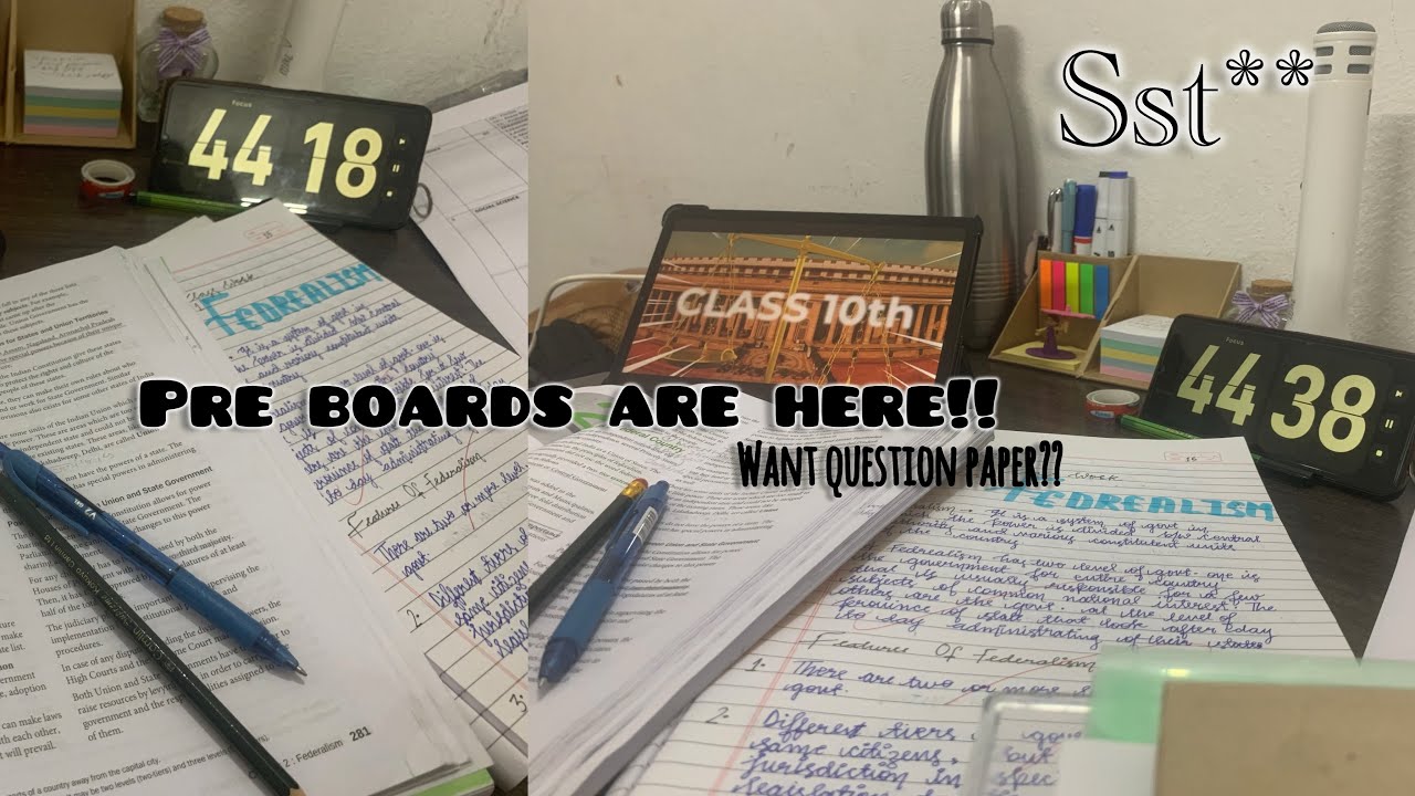 Pre boards are here!! SST - YouTube