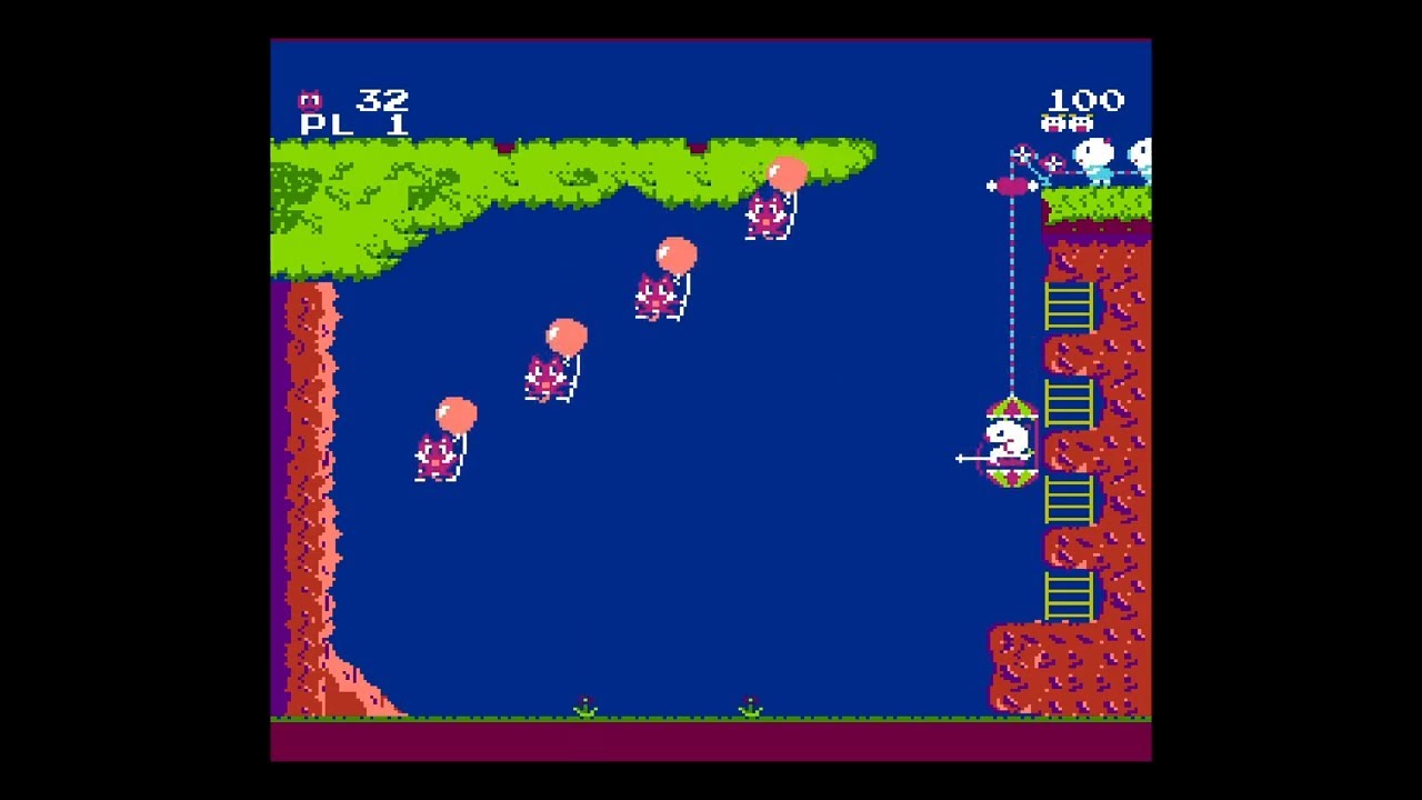 【经典游戏 Classic Game】Pooyan | NES - YouTube