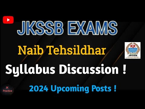 JKSSB NT Syllabus Discussion #jkssbnt - YouTube