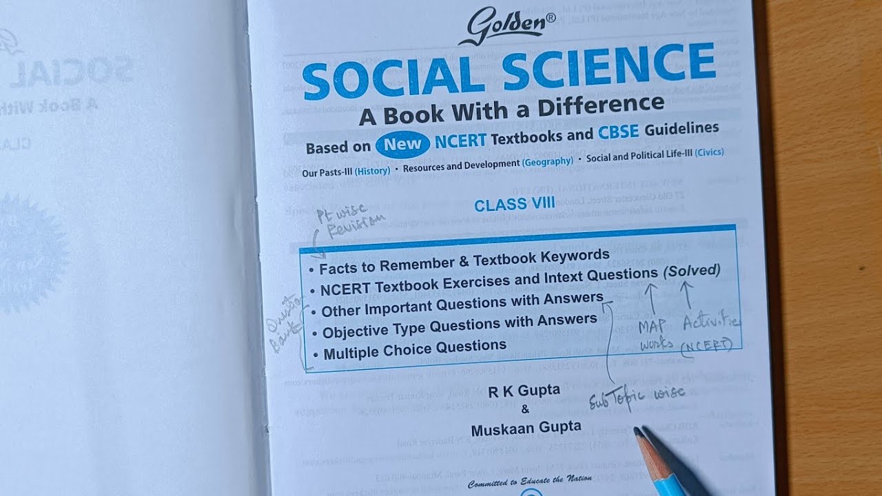 Golden Social Science Class 8 | Book OVERVIEW - YouTube