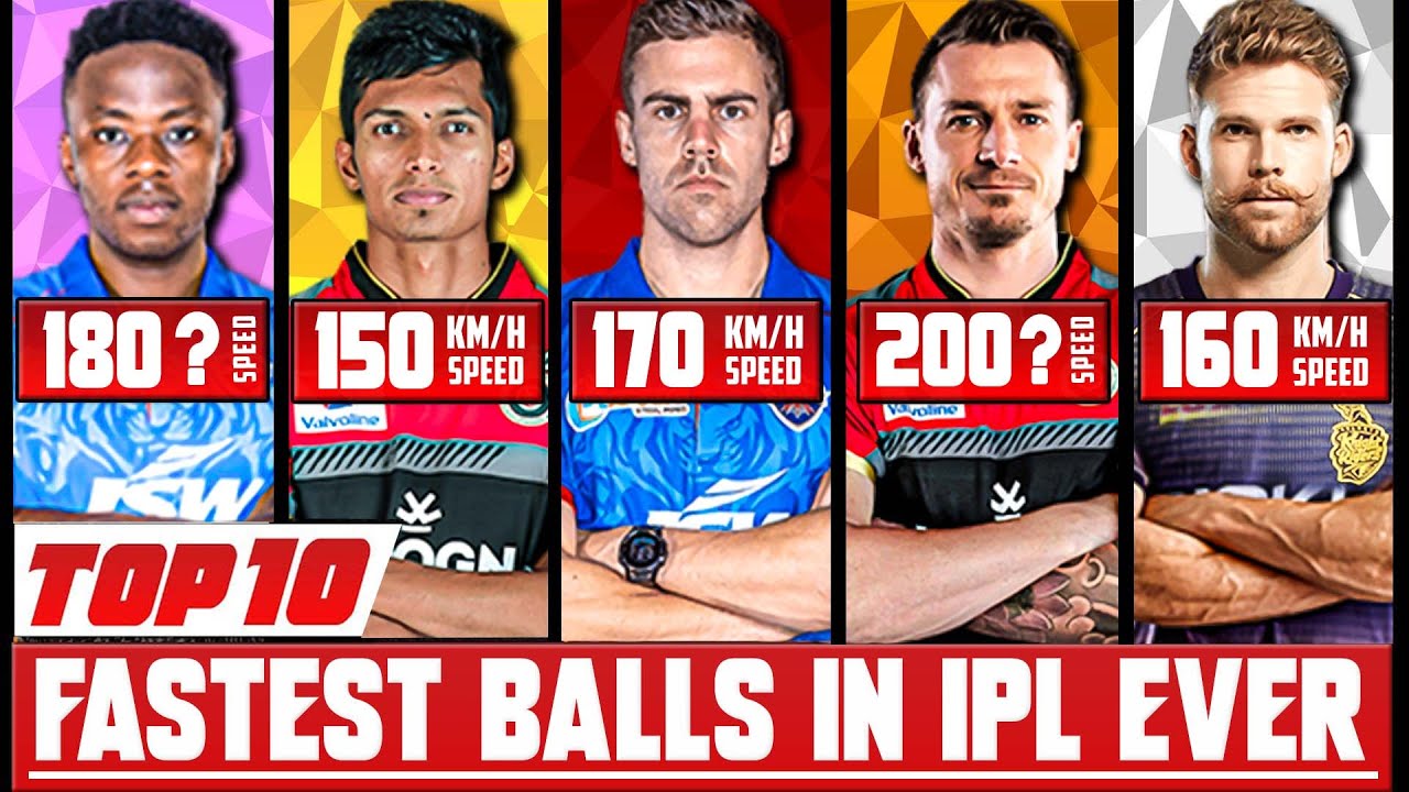 Fastest Ball In IPL History, Top 10 Fastest Ball In IPL History ...