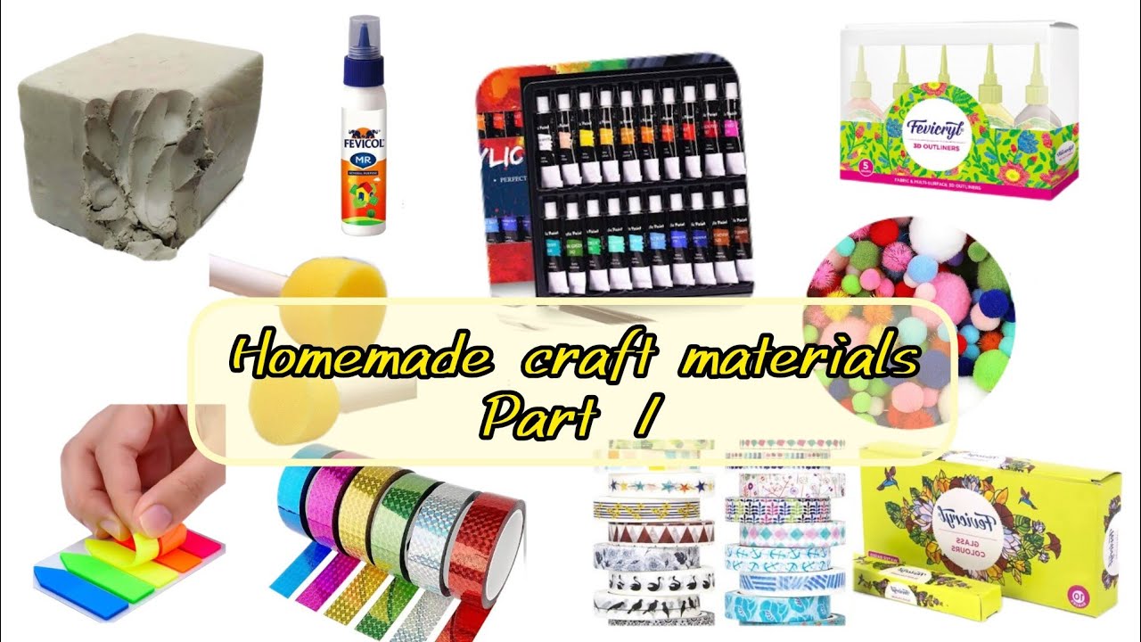 10 Homemade Craft things. DIY craft things making at home. Part 1 - YouTube