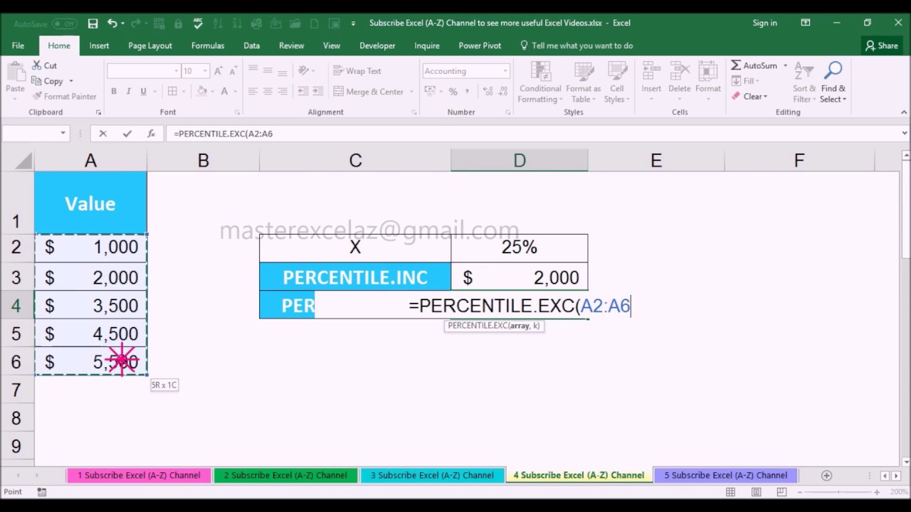 PERCENTILE INC Vs PERCENTILE EXC Statistical Function With Example In percentile-inc-vs-percentile-exc-statistical-function-with-example-in