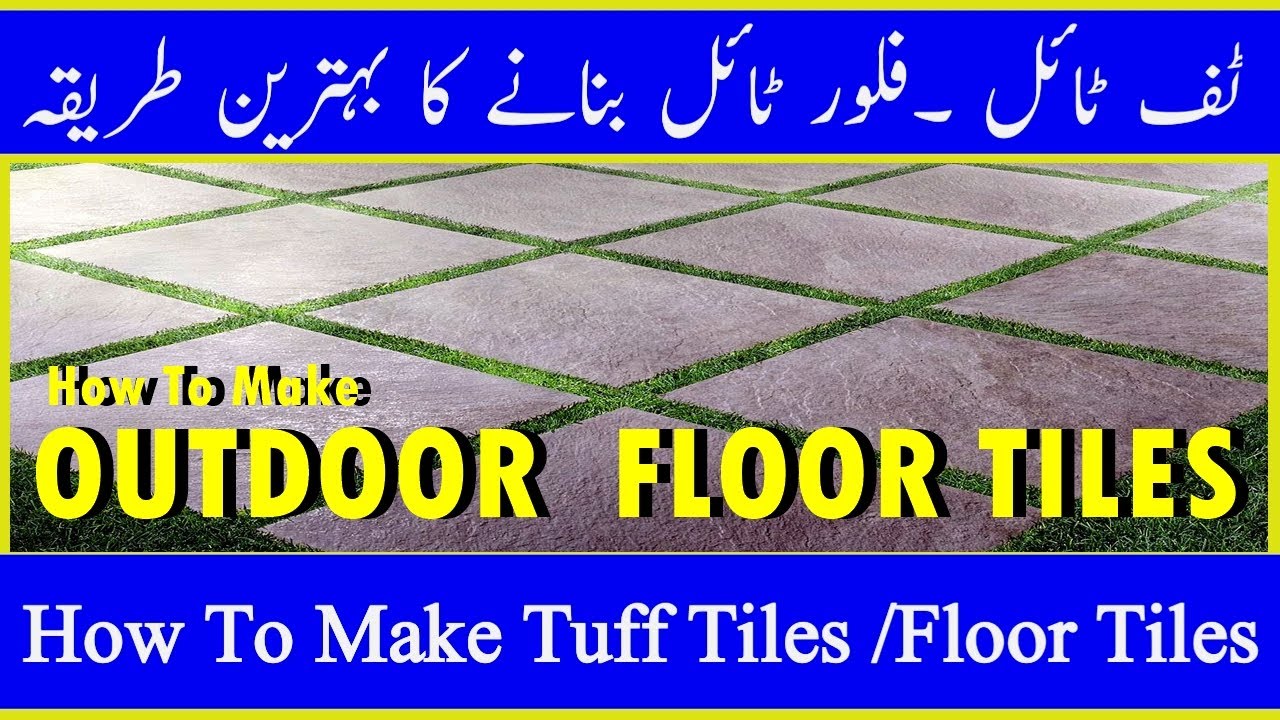 Making Outside Floor Tiles || Tiles Satisfying Process || Making Tiles ...