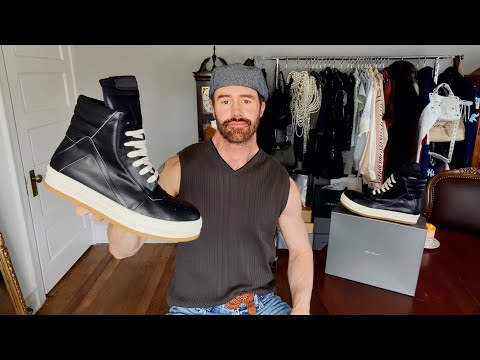 Rick Owens Creep Geobasket (black milk) | KICKMAX