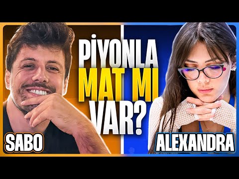 PİYONLA MAT VAR?? | Sabo Paşa vs. Alexandra Prado
