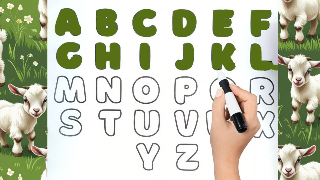 Go Green with ABCs! 🌿🔤 Learn A to Z in Green Color Fun | #KiddosTV #abc ...