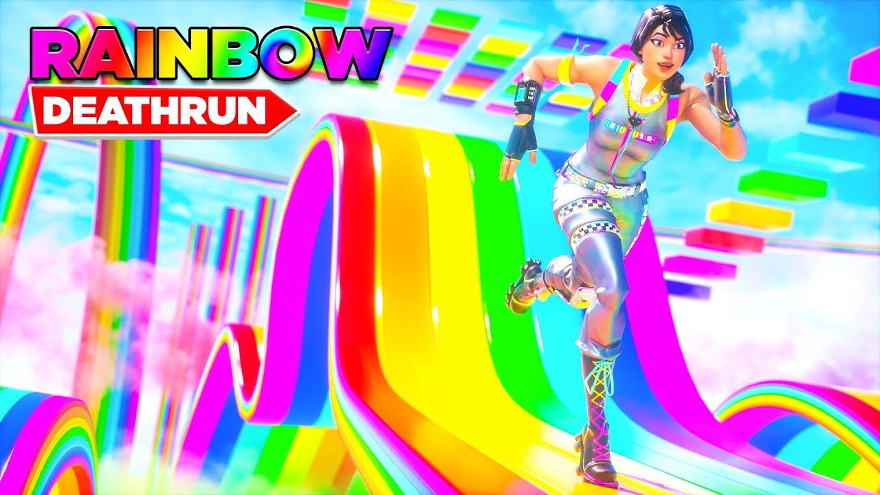 Der ULTIMATIVE RAINBOW DEATHRUN um LOOT in FORTNITE mit @AANDRE und ...