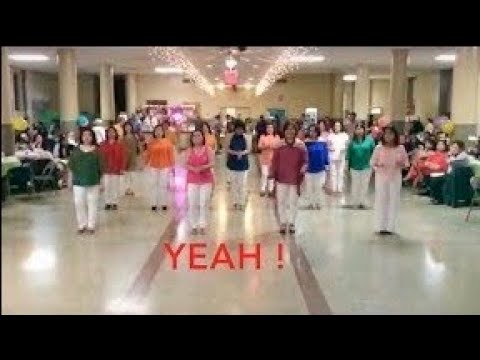 Yeah! Line Dance - (Can't Sleep Love) - YouTube