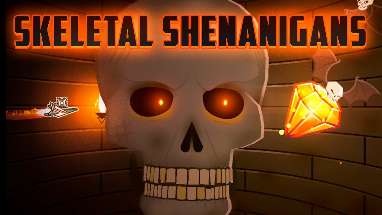 "Skeletal Shenanigans" (Demon) by YoReid & Airz | Geometry Dash 2.2 ...