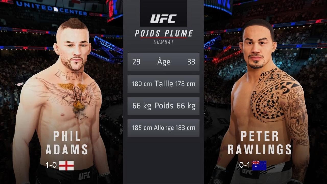 UFC 4 | Phil Adams vs Peter Rawlings | Featherweight | BL studio 28 ...