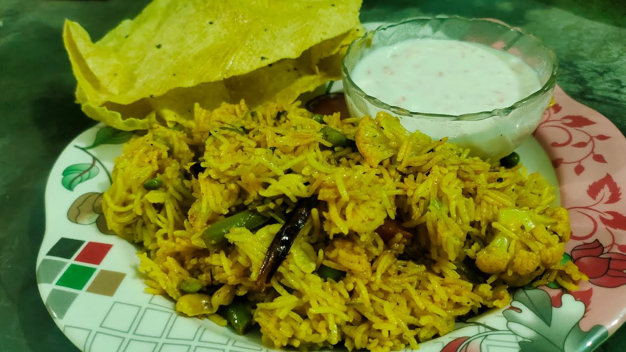 veg pulaw - YouTube