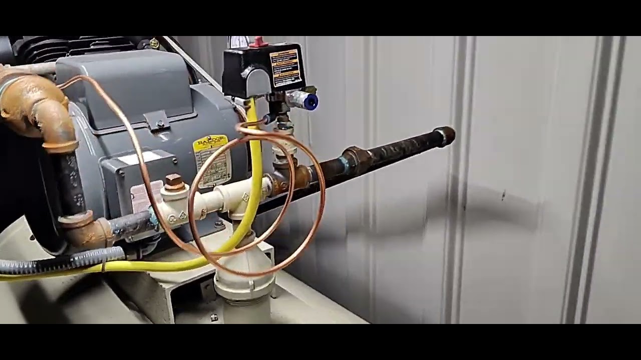 Building an Air Compressor Using a 250 Gallon Propane Tank Part 2 - YouTube