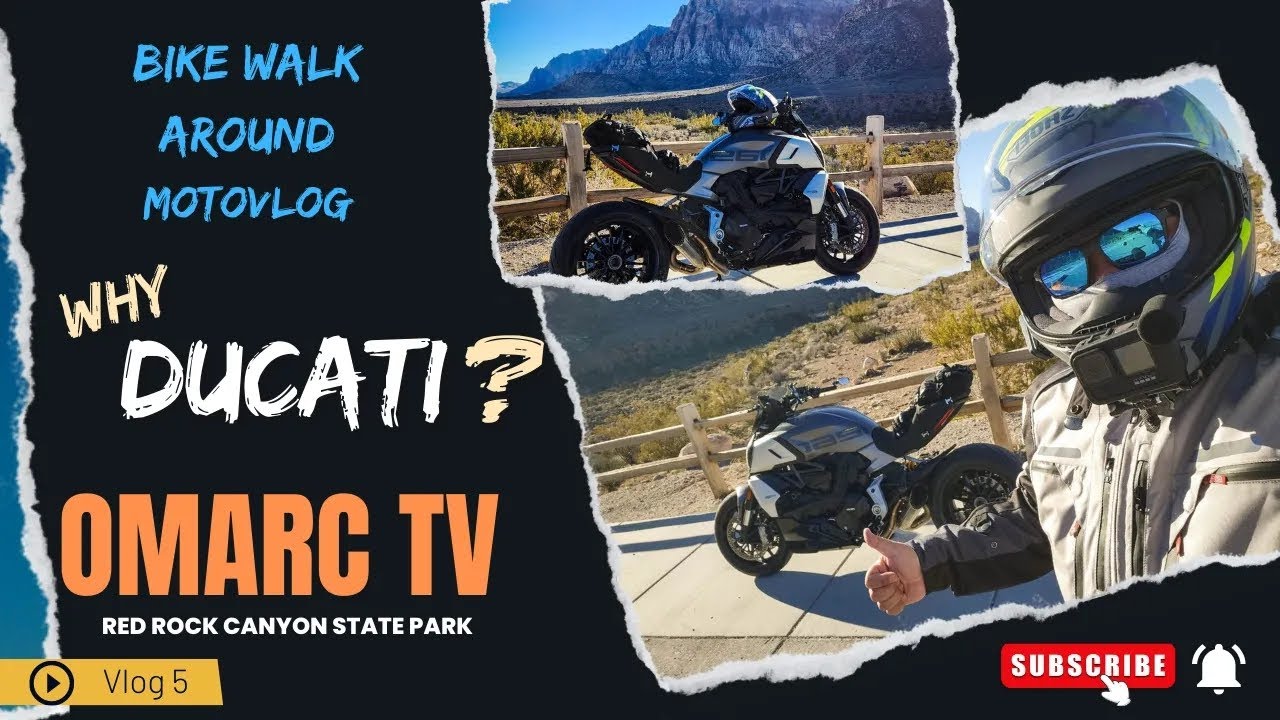 WHY Ducati? WHY Diavel 1260? | Red Rock Loop Solo Ride | Bike Walk ...