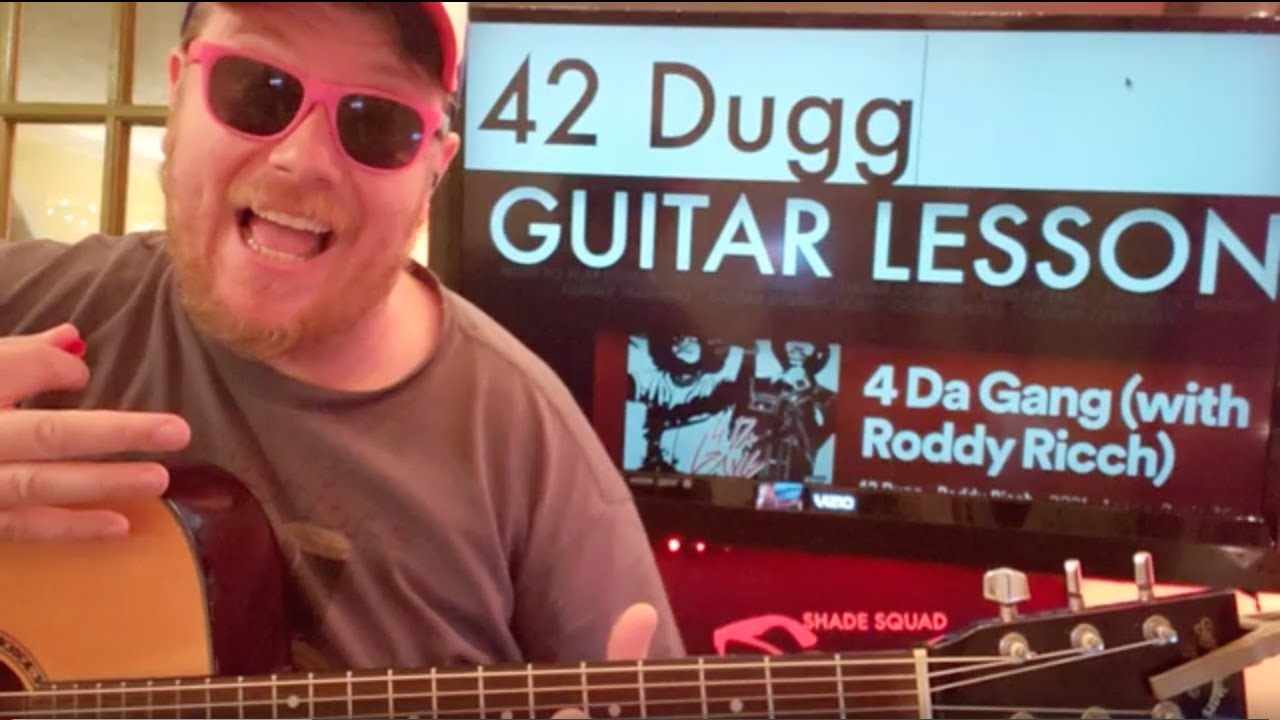 How To Play 4 Da Gang Guitar 42 Dugg Roddy Ricch // easy guitar ...