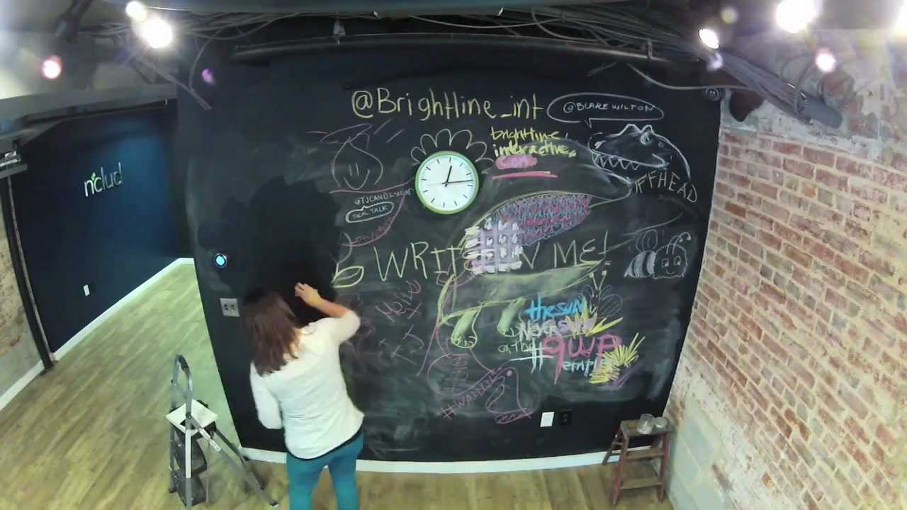 Refresh DC Chalkboard Time-lapse - YouTube