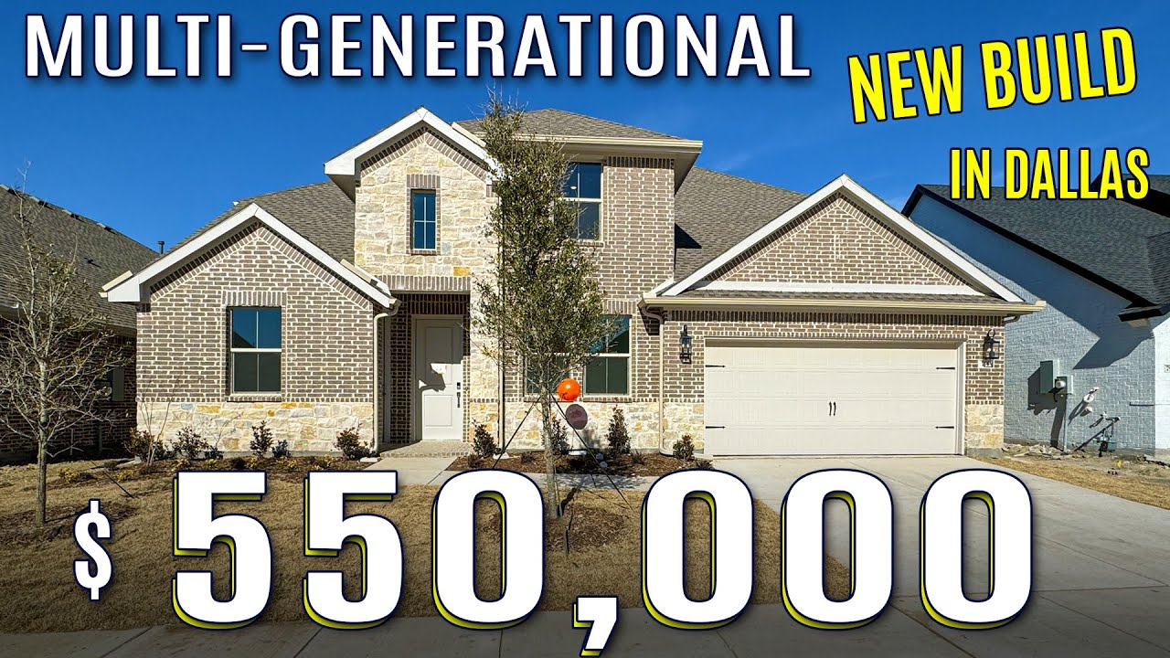 INSIDE A NEW MULTI-GENERATIONAL, 2- STORY HOME IN THE DALLAS AREA ...
