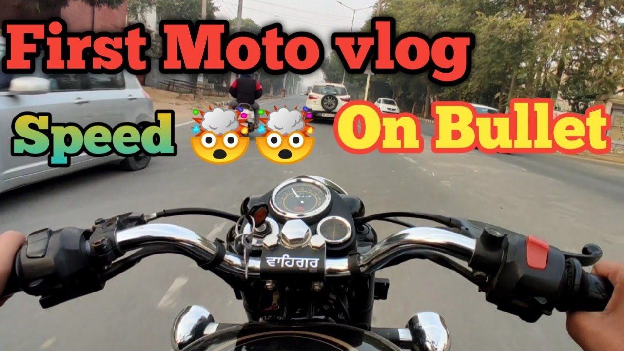 Moto Vlogging on Bullet 😵l First moto vlog - YouTube