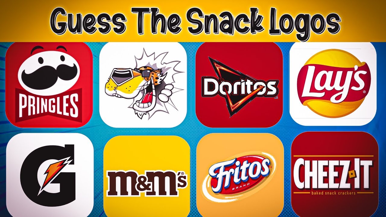Guess The Snack Logos in 3 Seconds | Can You Name These Famous Snack ...
