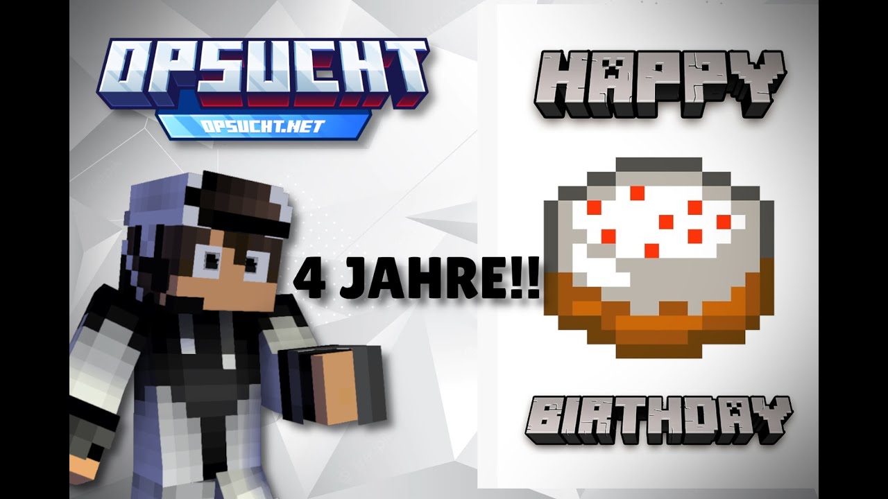 🔴4 JAHRE OPSUCHT.NET!! 🔥 | 👨‍👩‍👧‍👦 OPSUCHT Minecraft LIVE DEUTSCH - YouTube