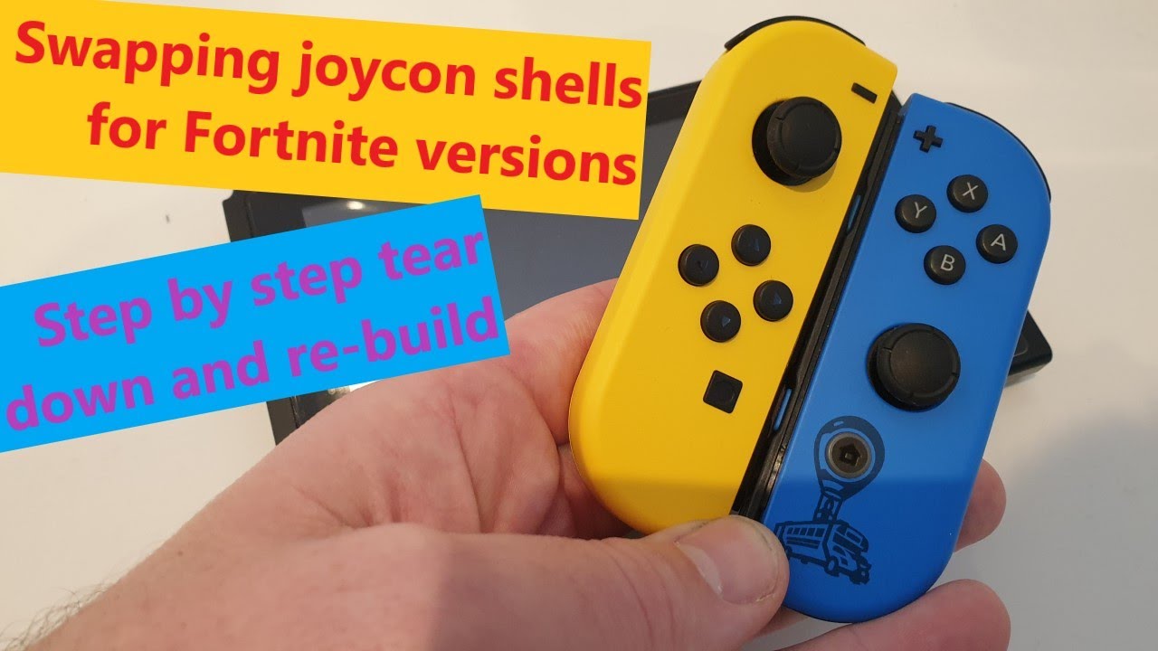 Installing new Fortnite joycons, step by step guide for my Nintendo ...