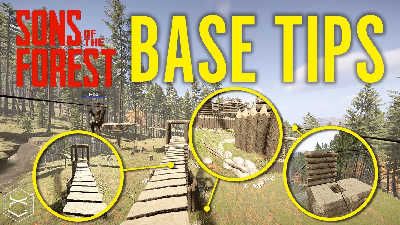 How to build base that's easy to defend | Building Tips & Ideas | Sons ...