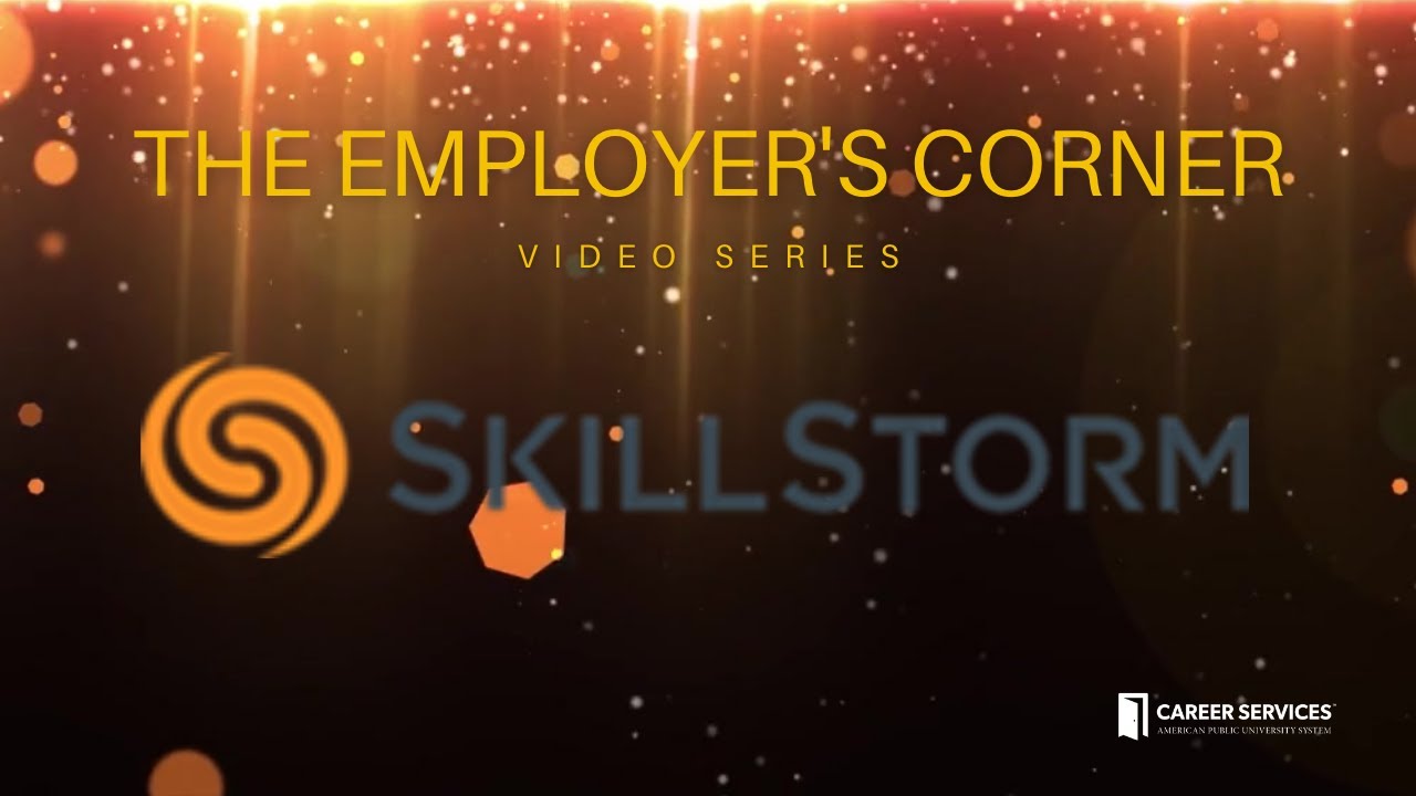The Employer's Corner Video Series - Skillstorm - YouTube