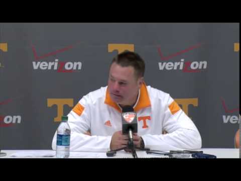 Butch Jones Post-Game Media Session After Florida (10/4/14) - YouTube