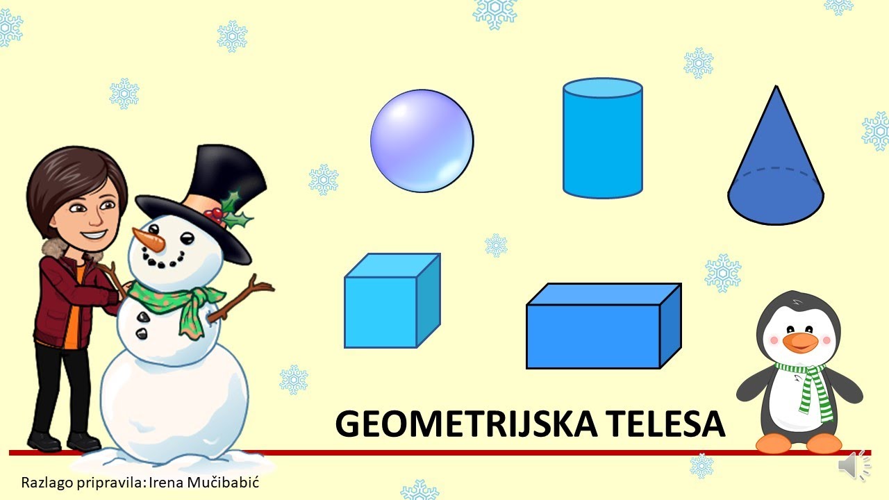 Geometrijska telesa - YouTube
