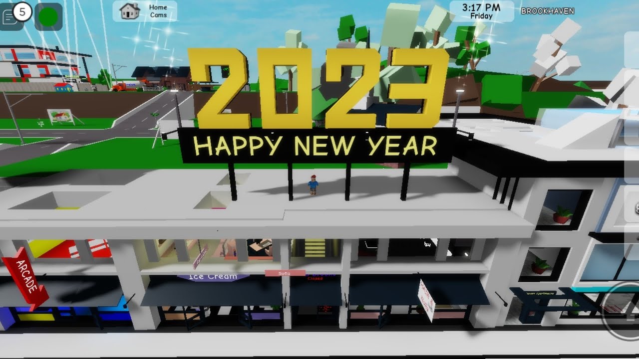 Roblox.Brookhaven happy new year 2023 - YouTube