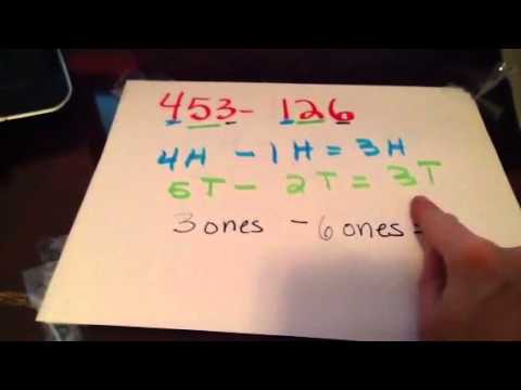 Decompose to Subtract for Third Grade - YouTube