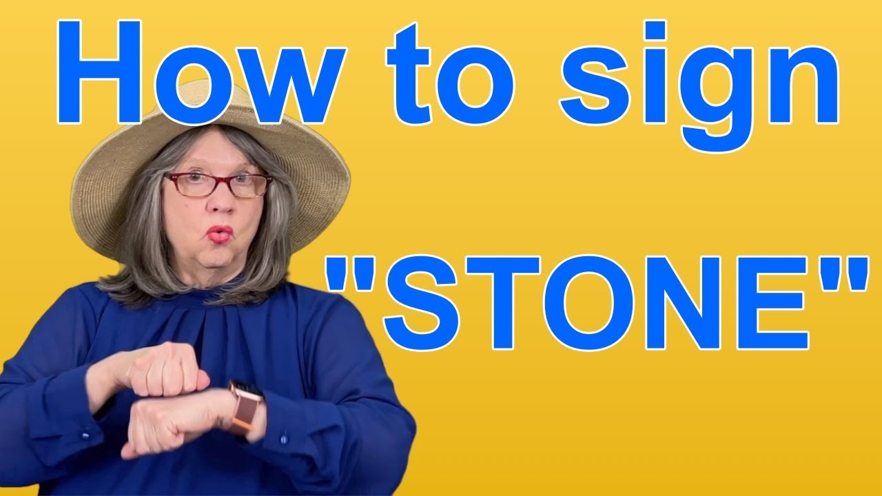 How To Sign STONE — ASL Word Of The Day — Word 251 - YouTube
