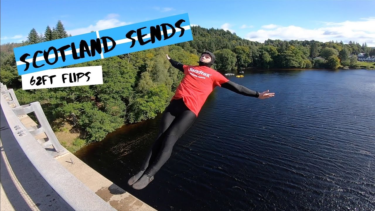 Cliff Jumping Scotland (62FT DOUBLE BACKFLIP) - YouTube