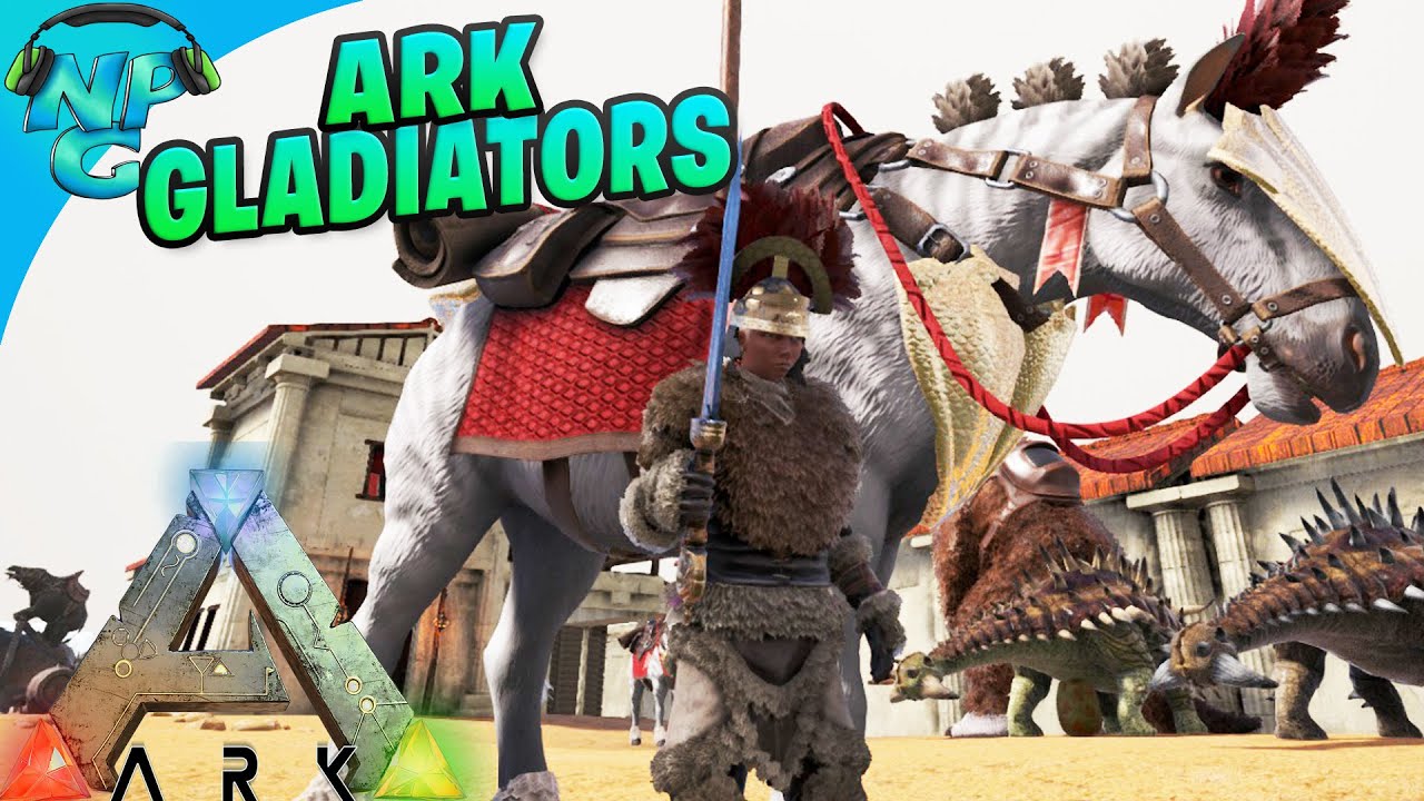 The Gladiator's of ARK Survival Evolved! - The Romans Enter ARK Empires ...