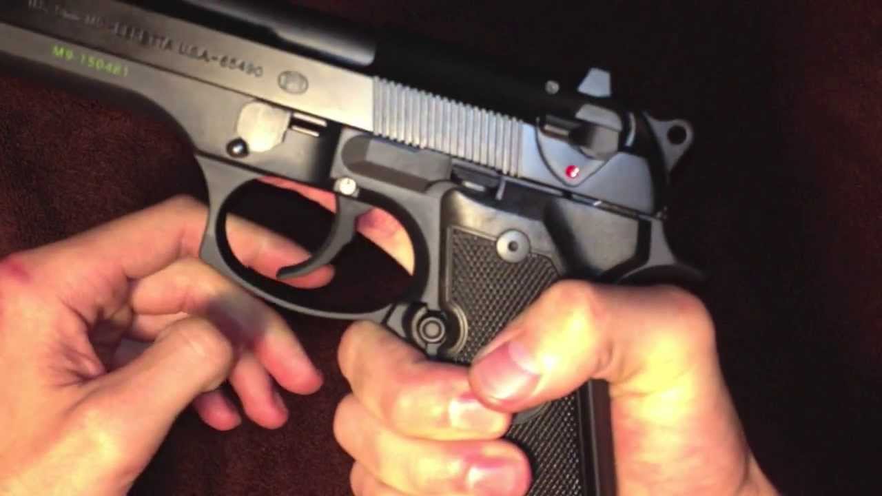 Beretta M9 Field Takedown - YouTube