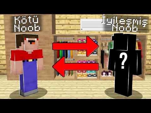 KÖTÜ NOOB'UN YENİ GÖRÜNÜŞÜ! 👕🧢 - Minecraft