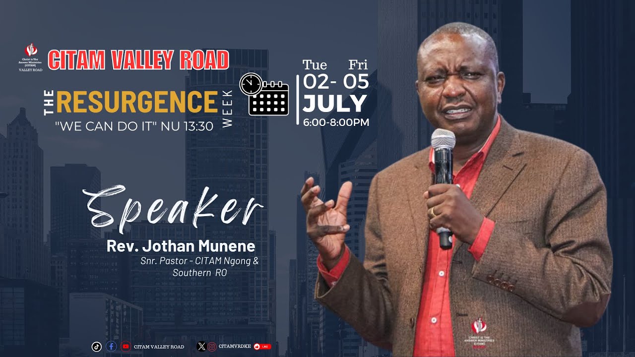 THE RESURGENCE WEEK - WE CAN DO IT || DAY 3|| REV. JOTHAM MUNENE || 4TH JULY 2024 - YouTube