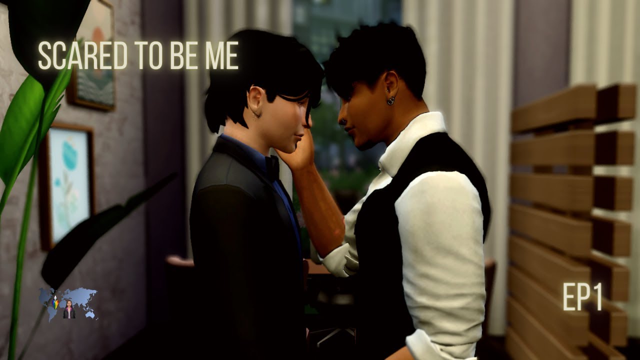 SCARED TO BE ME S1 EP1 🏳️‍🌈💞NEW MACHINIMA SIMS 4 GAY STORIES - YouTube