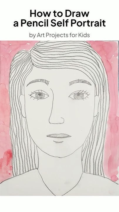 How to Draw a Pencil Self Portrait - YouTube