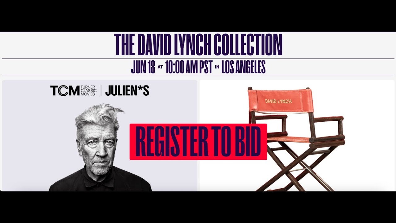THE OFFICIAL DAVID LYNCH AUCTION IS HERE - LIVE (MAY 28, 2025) - YouTube