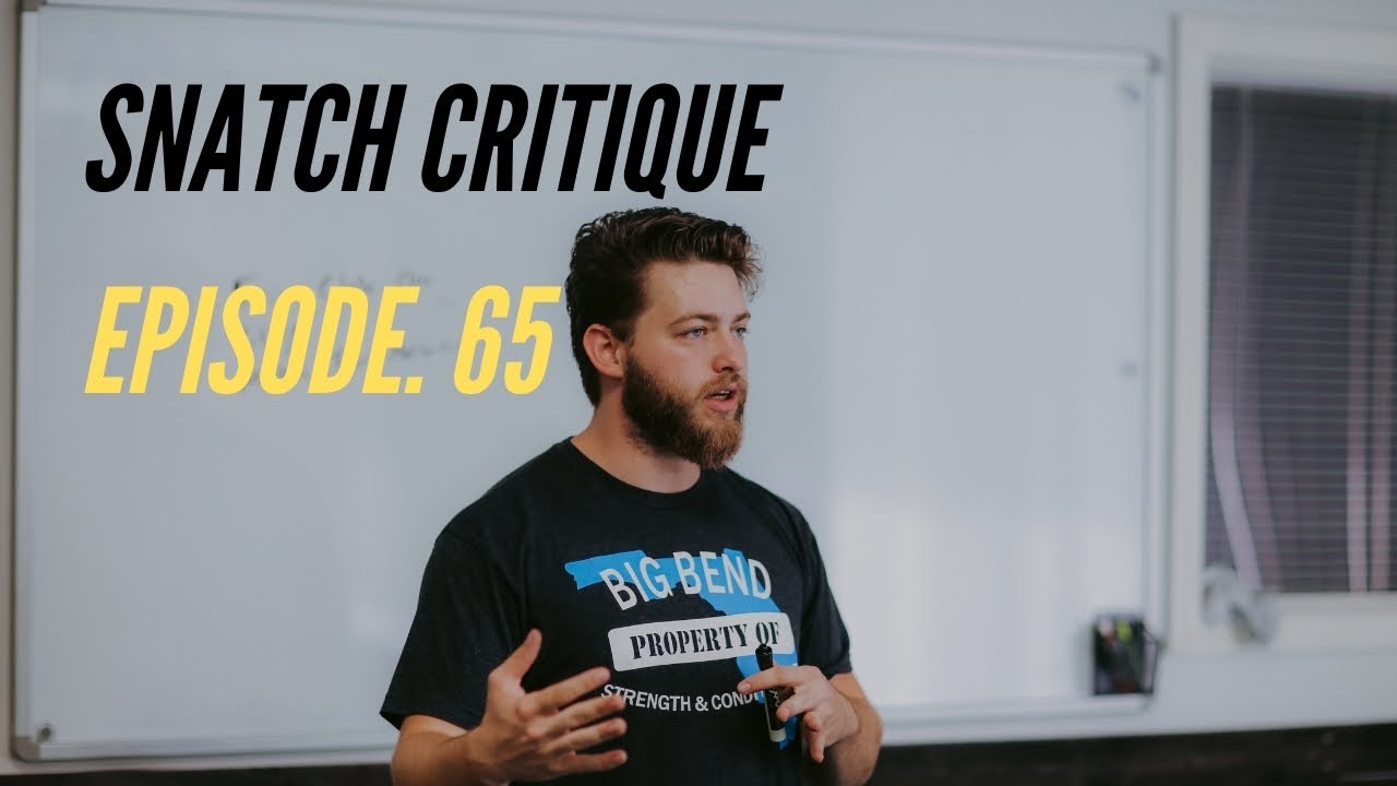 Snatch Technique Critique | Keep The Bar Close In The Third Pull - YouTube