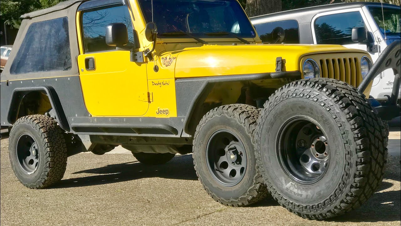 Upgrading Wheels On Wrangler Lj 30 to 35 | 2004 Jeep Wrangler Lj ...