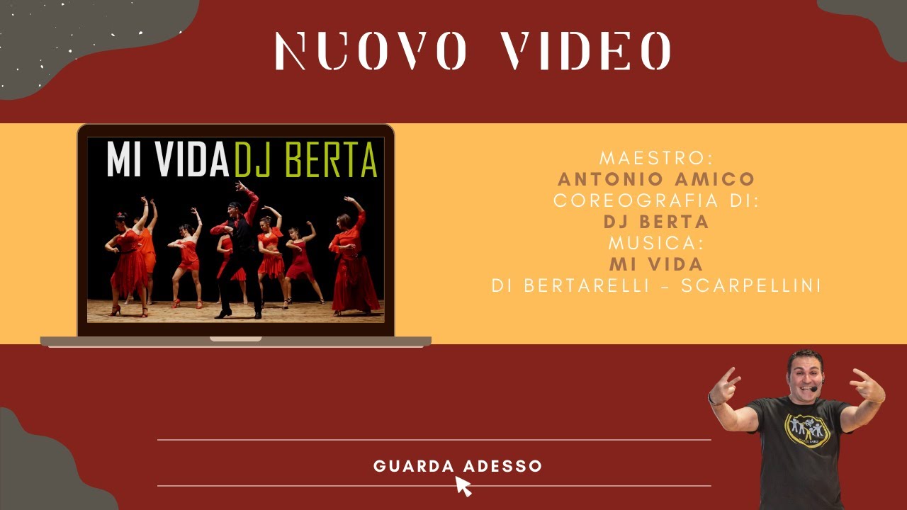 MI VIDA | Bertarelli (Dj Berta) - Scarpellini | Coreografia - Balli di gruppo | Antonio Amico ...